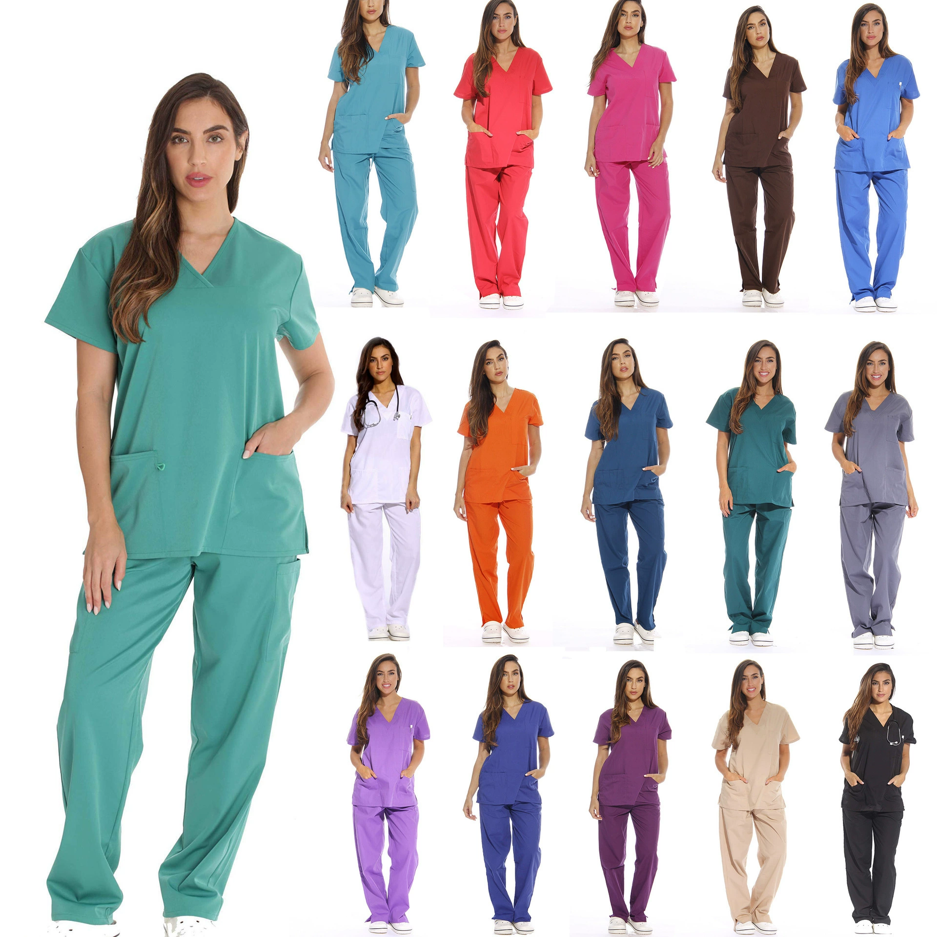 stretchy Light Short Sleeve Surgical Gown Doctors Nurses Hand Clothes ...